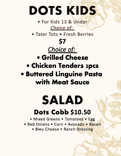 dotscafe_lunch_kids | Dots Cafe & Bakery