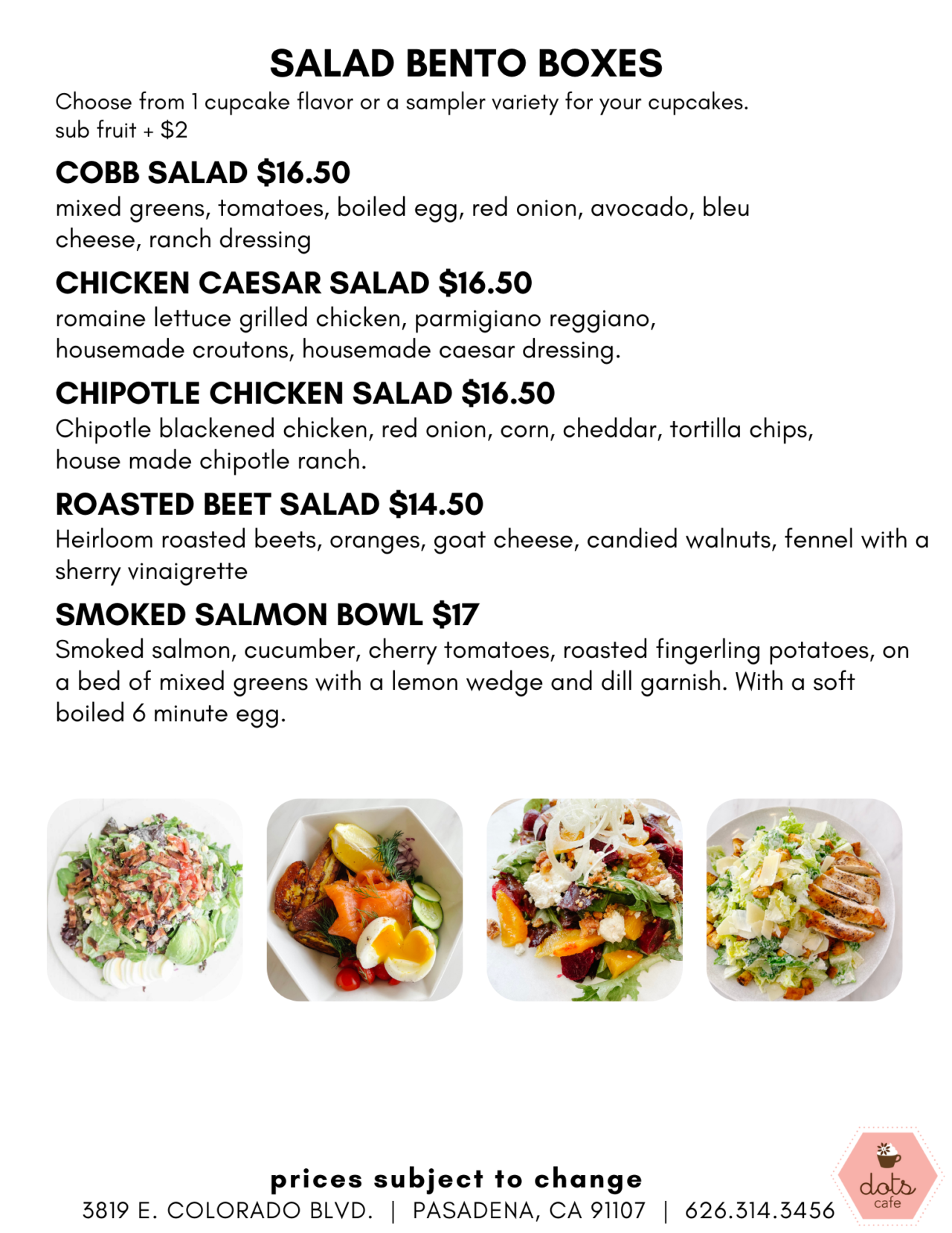 Catering | Dots Cafe & Bakery