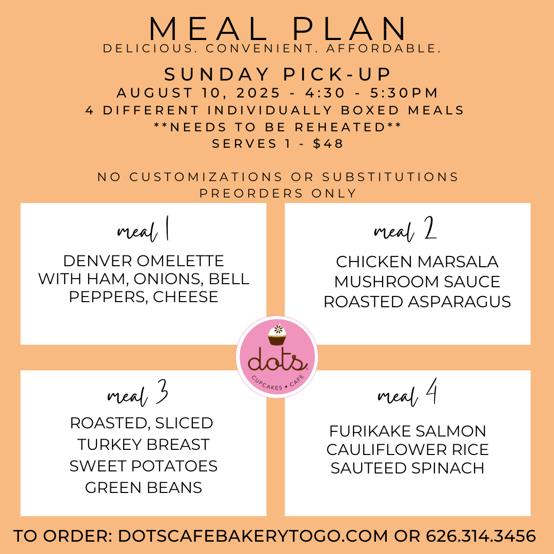meal plan (7) | Dots Cafe & Bakery
