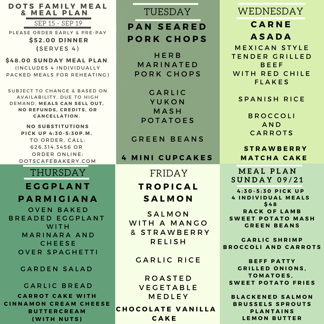 september | Dots Cafe & Bakery